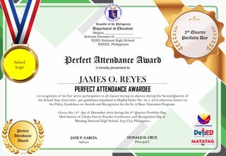 Certificate of Recognition for deped 9.pptx
