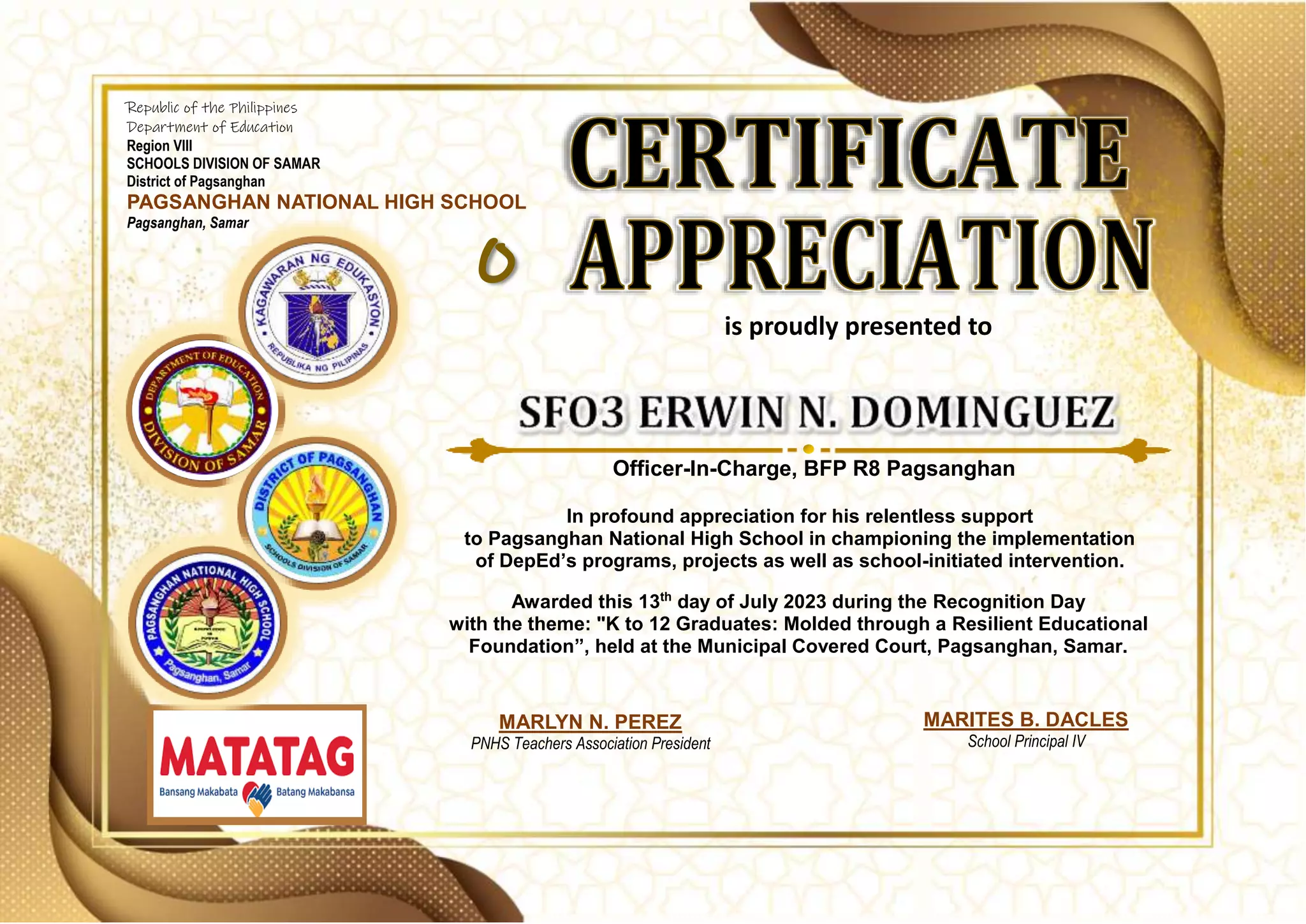 Certificate of Recognition(Stakeholders) BFP.docx