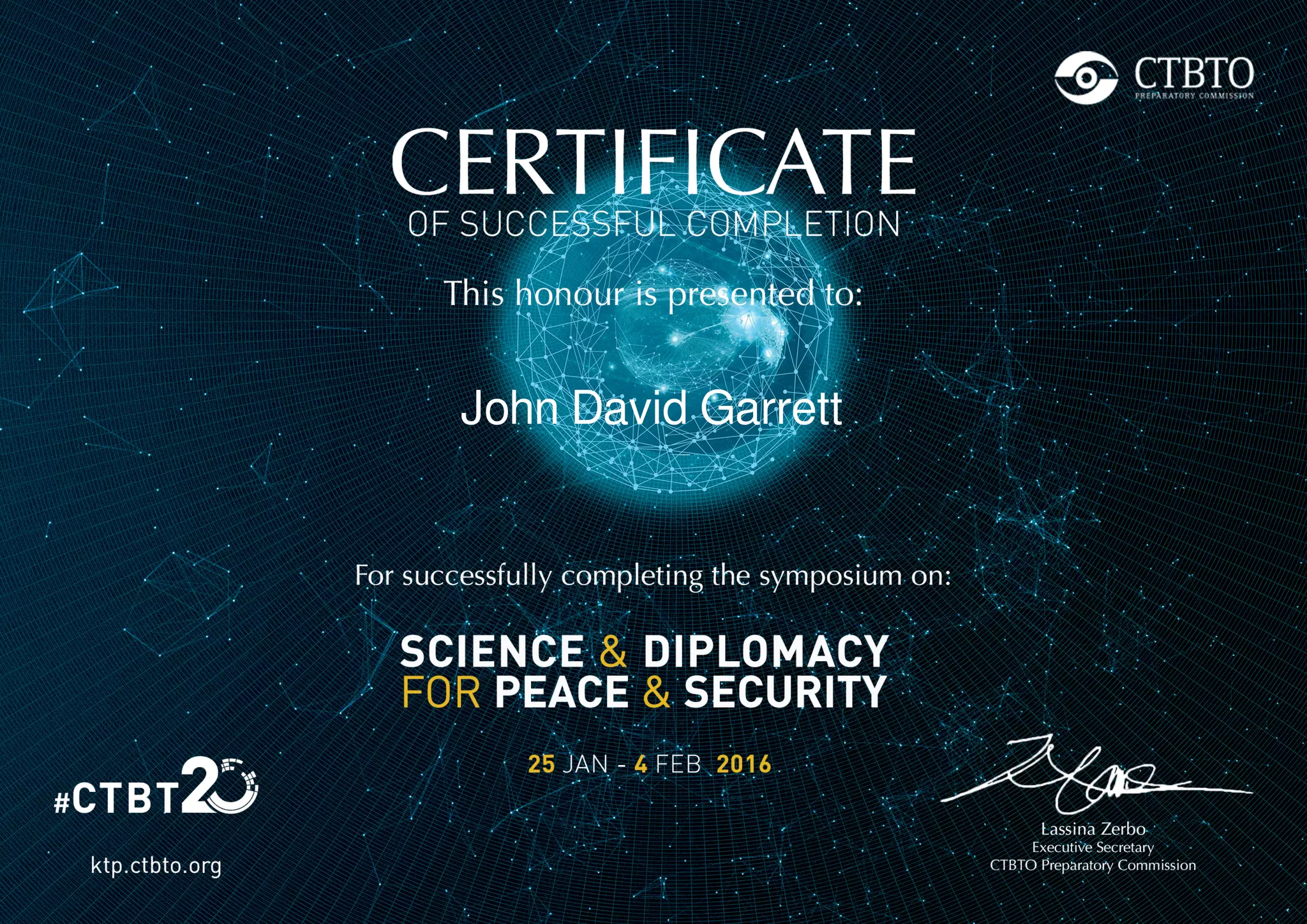 Science & Diplomacy for Peace & Security | PDF