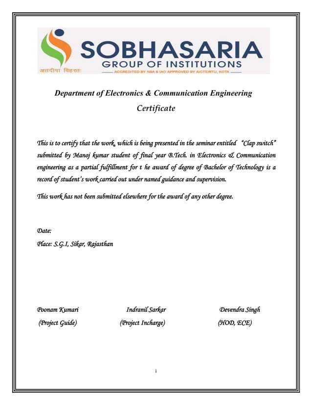 Certificate project ece prem (2) | DOCX