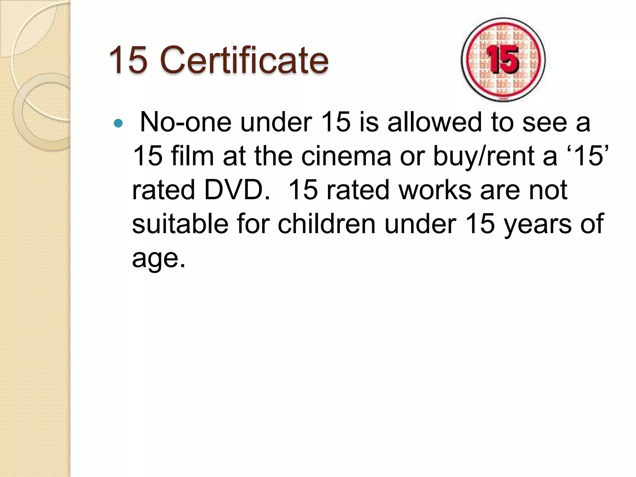 Certificate rating | PPTX