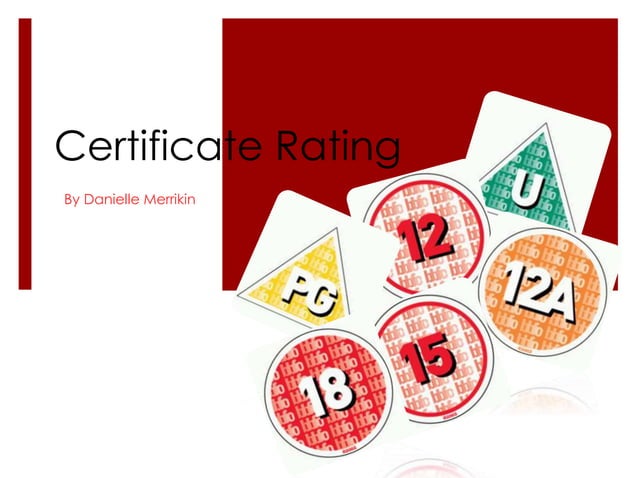 Certificate ratings | PPT