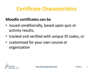 Certificates | PPTX | Education