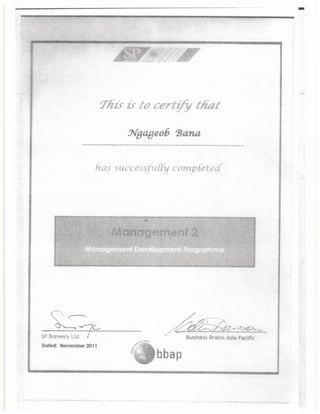 Certificates | PDF