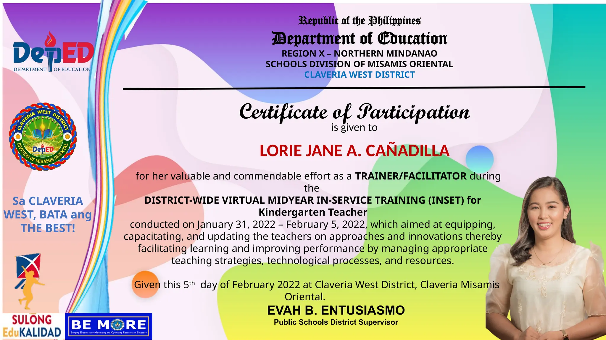 certificate of recognition for the outstanding teachers | PPTX
