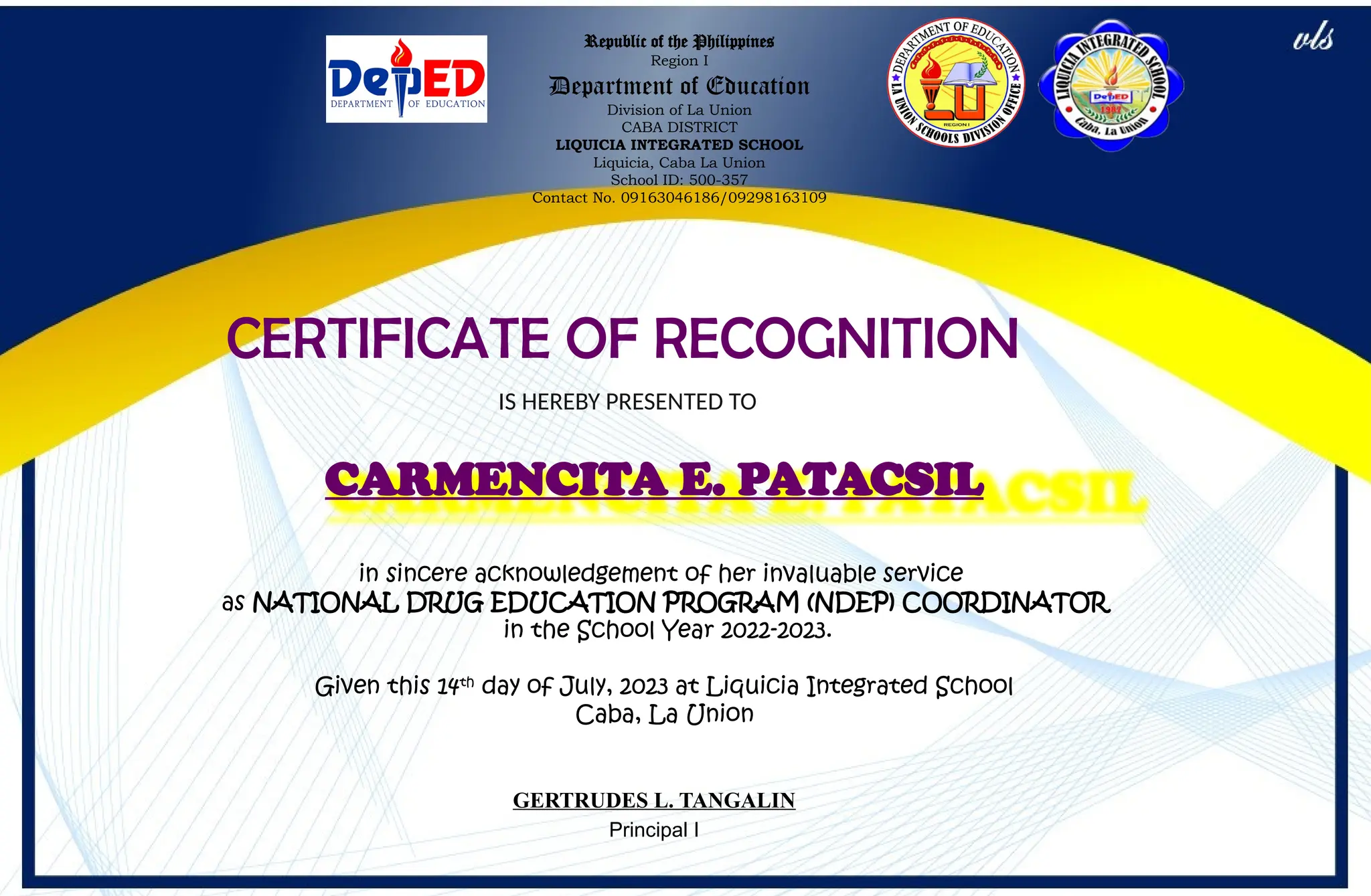 CERTIFICATES by Savanna Cunning ham.pptx