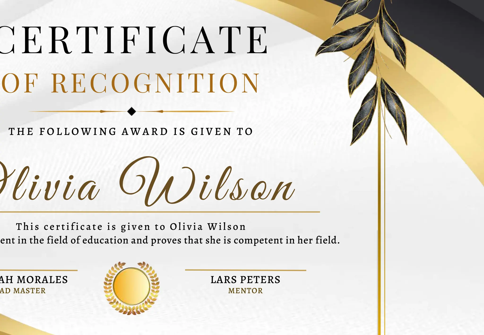 CERTIFICATES of appreciation, recognition, achievement CANVA.pptx