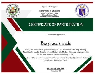 Certificates for LAC Session.docx