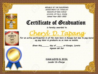 Certificates of pala inom 11111111111111 | PPTX