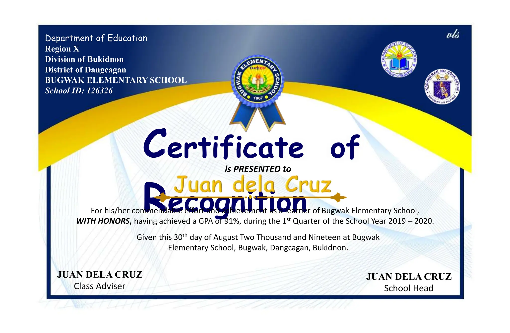 CERTIFICATES OF RECOGNITION FOR Q1-Q4.pptx