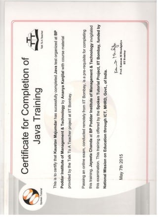 Certificate_Spoken Tutorial_Talk To A Teacher_Java.pdf
