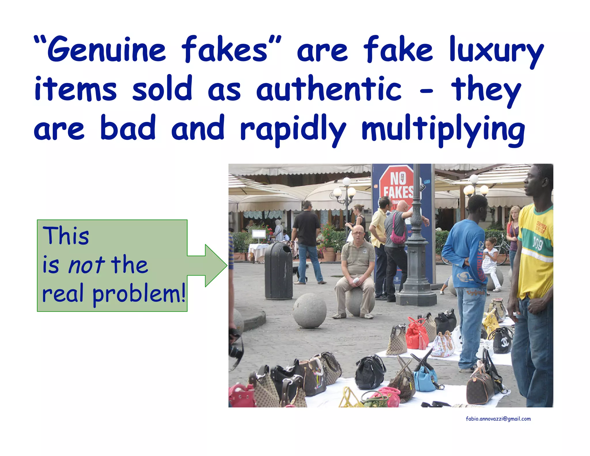 Using digital certificates to fight "genuine fakes" | PPT