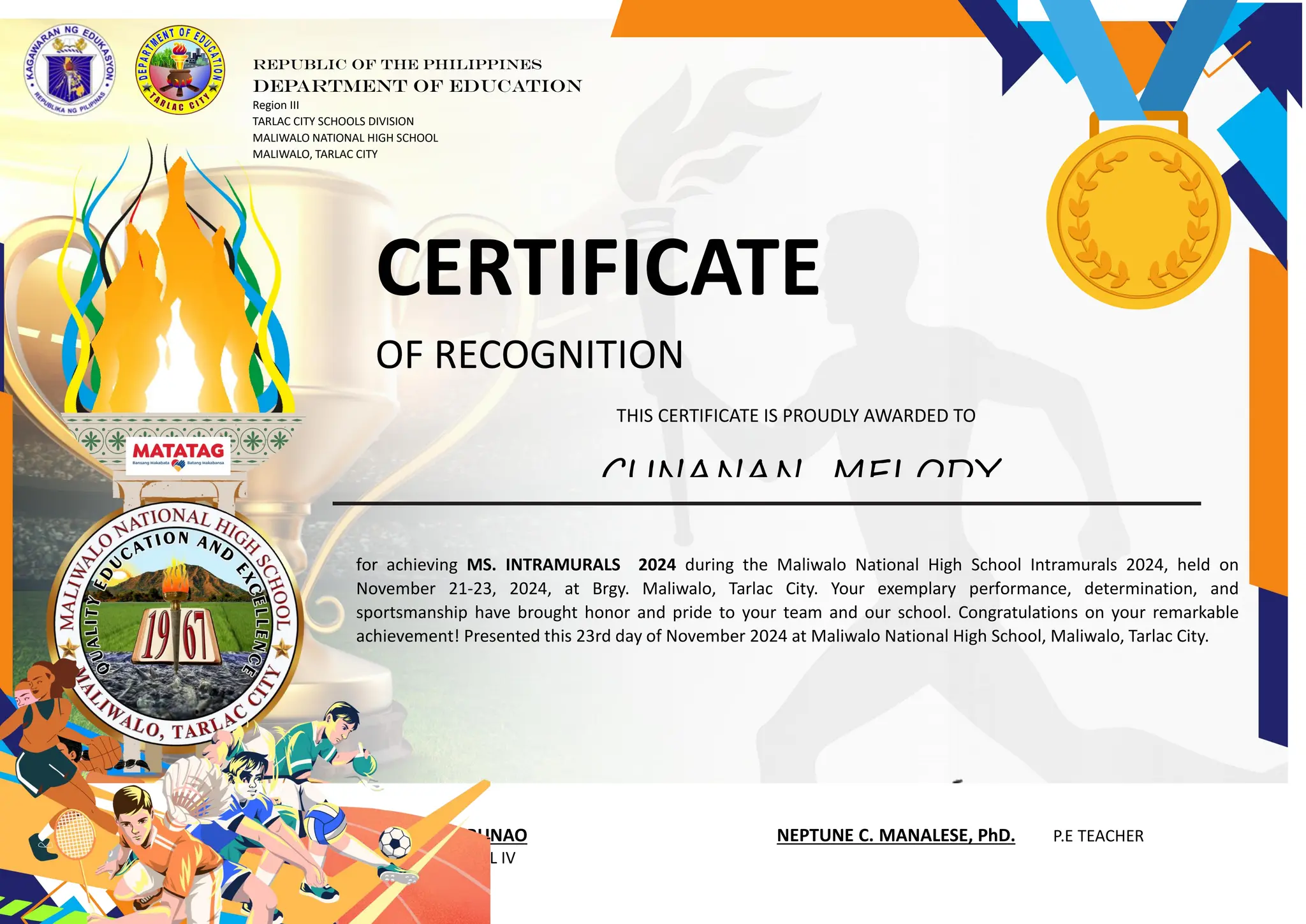 Certificates Winning Athletes(1).pdf1111 | PDF