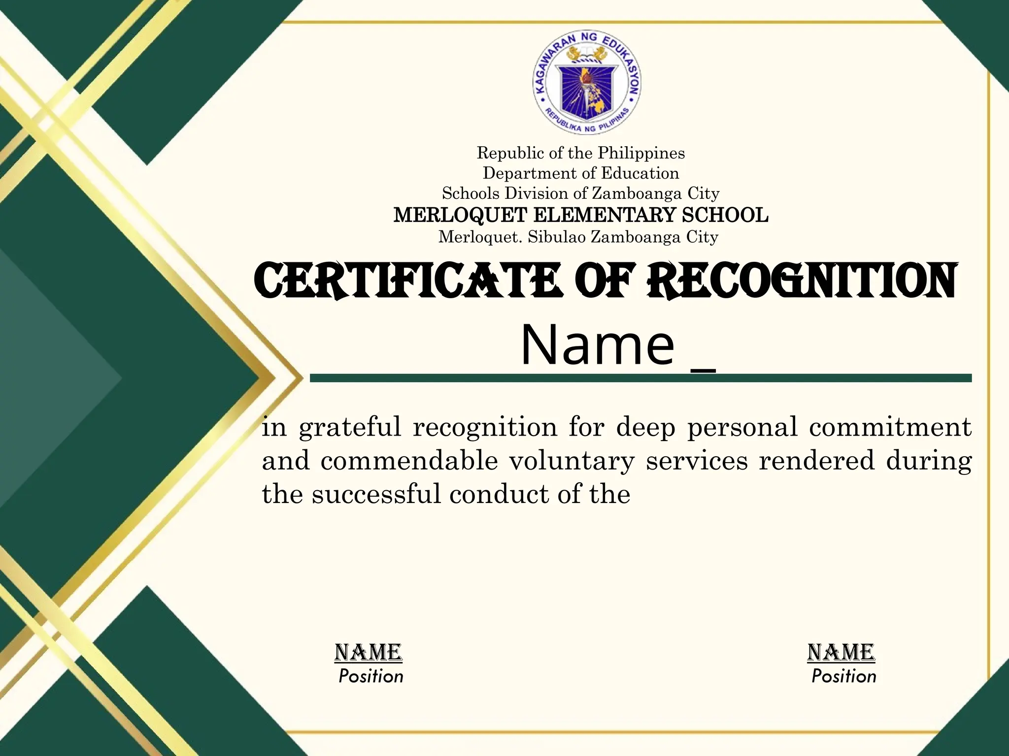 CERTIFICATE of recognitionTEMPLATE DESIGN.pptx