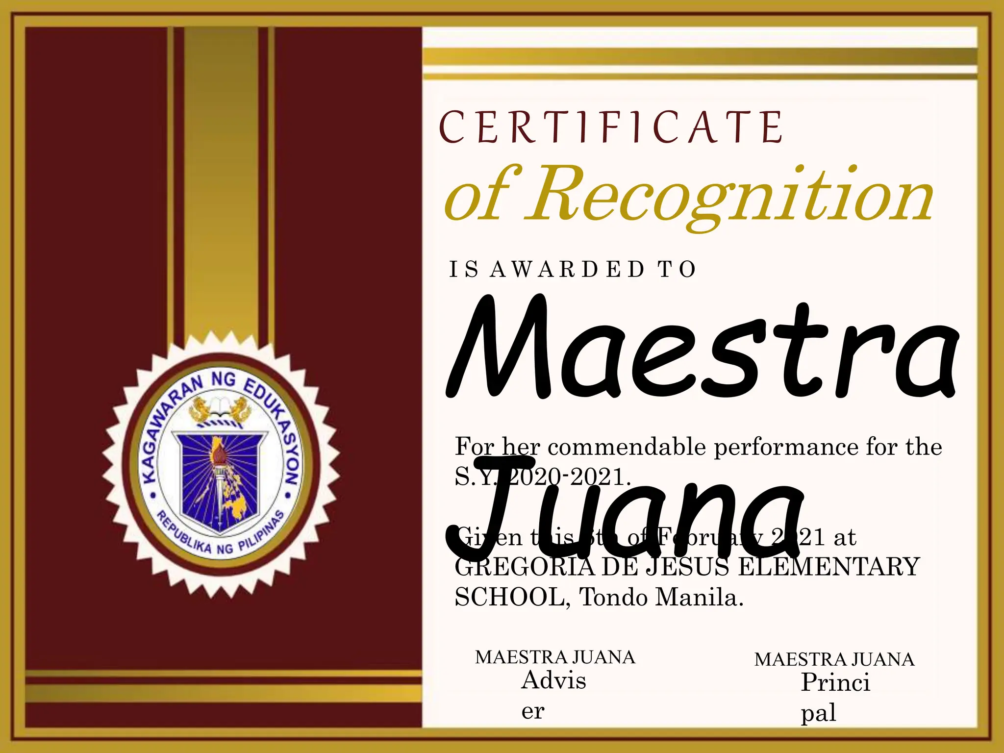 CERTIFICATE TEMPLATES FOR SCHOOL GRADUATION, RECOGNITION | PPTX