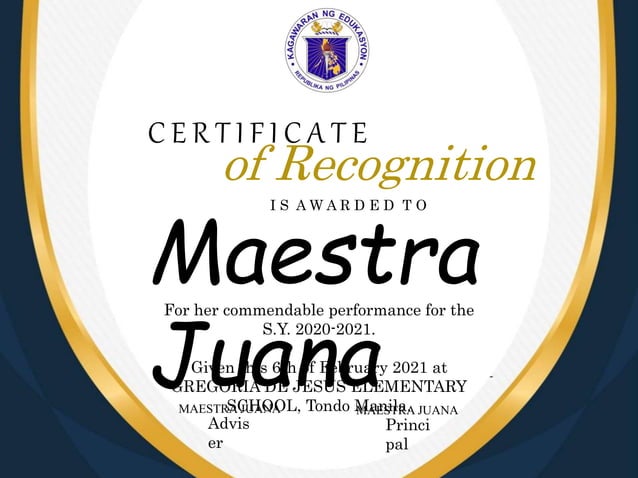 CERTIFICATE TEMPLATES FOR SCHOOL GRADUATION, RECOGNITION | PPTX