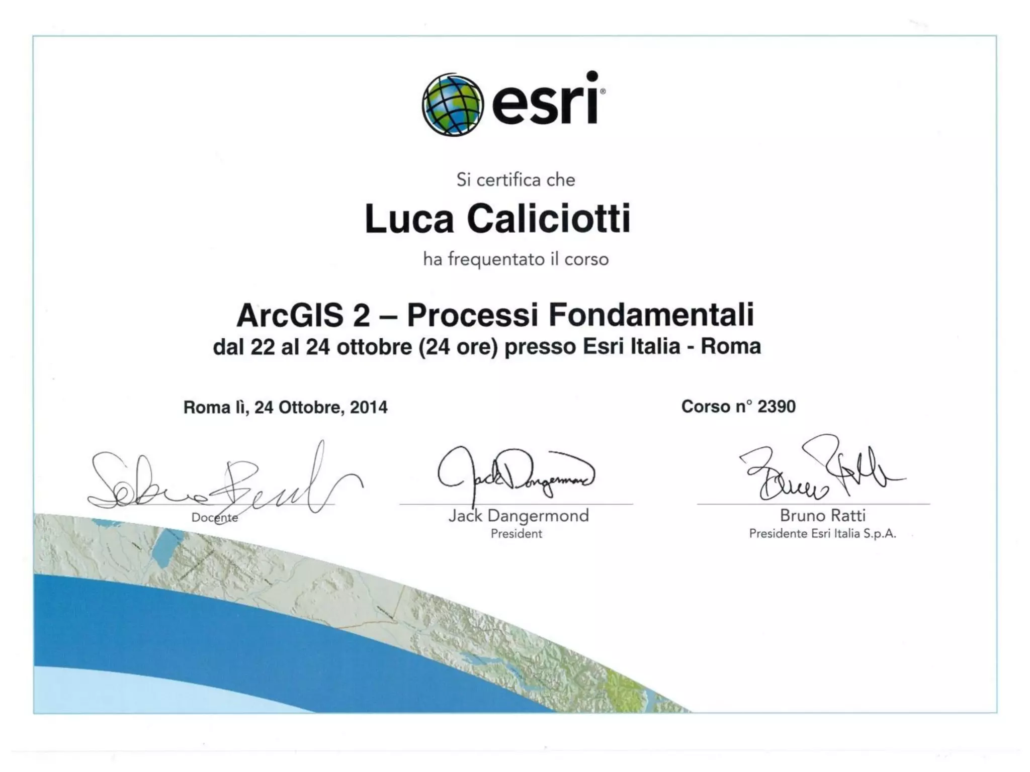 Certificati esri arc_gis | PDF