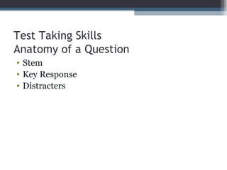 Certification Exam Test Taking Skills | PPT