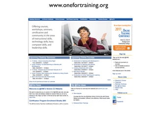 @One Online Teaching Certification Program | PPT