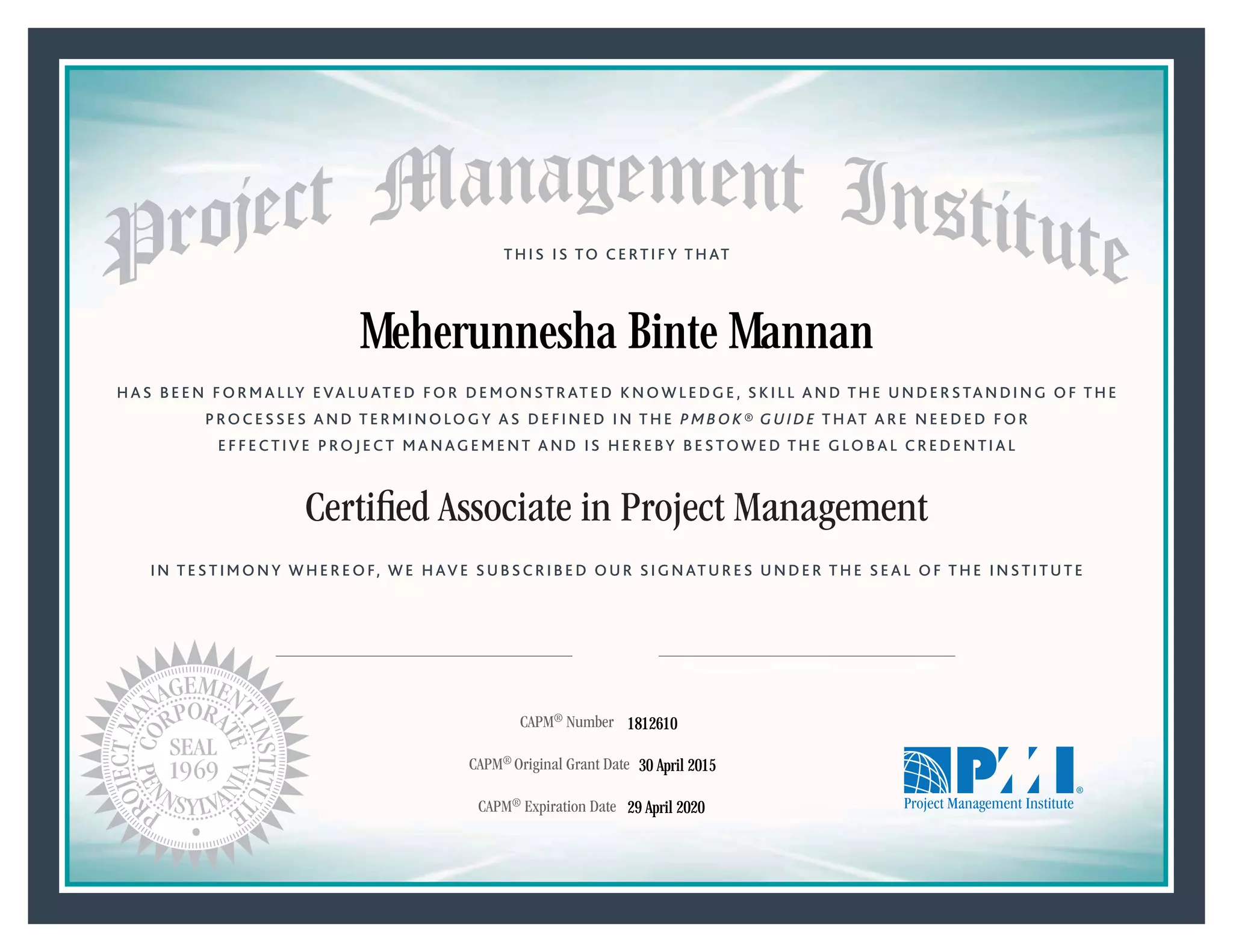 Certified Associate in Project Management | PDF
