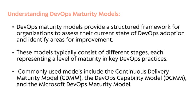 Certification and DevOps Maturity Models Assessing and Advancing ...