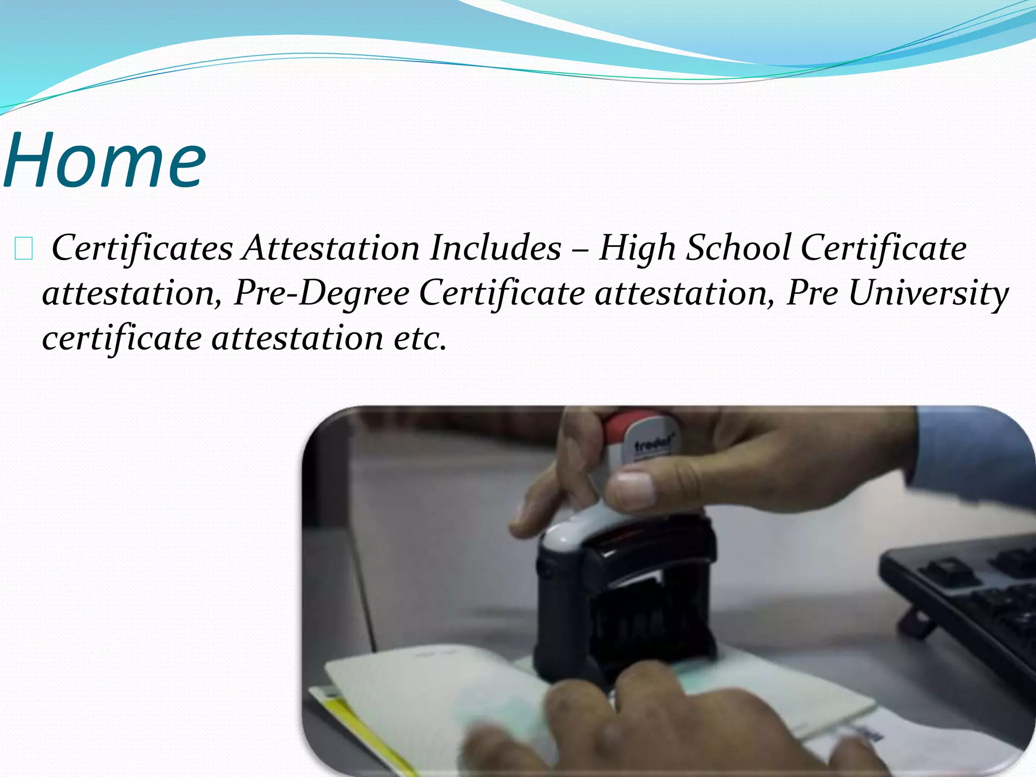 Certification attestation for everyone | PPSX