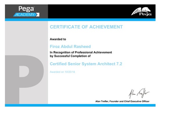 Pega Certified Senior System Architect 7.2 | PDF | Business and Finance