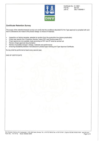 Certification Dnv | PDF