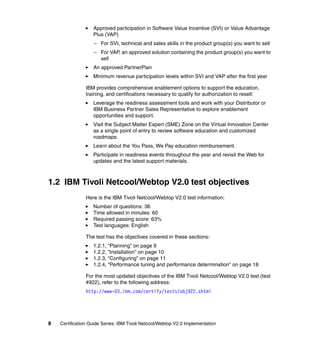 Certification guide series ibm tivoli netcool webtop v2.0 ...