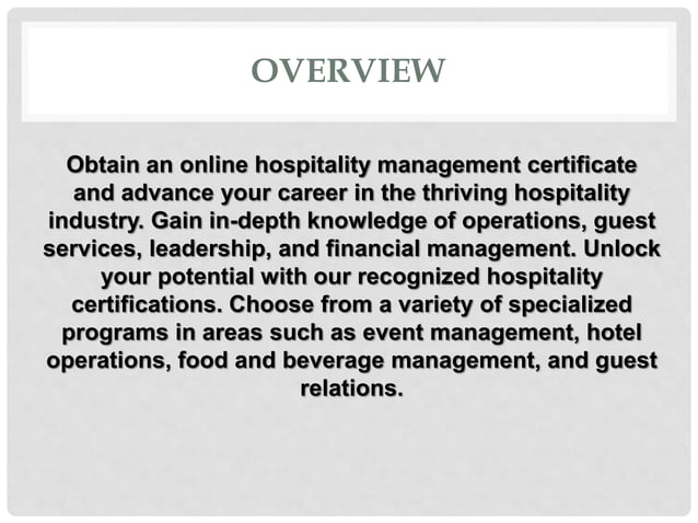Certification in Hospitality Sales and Marketing.pptx