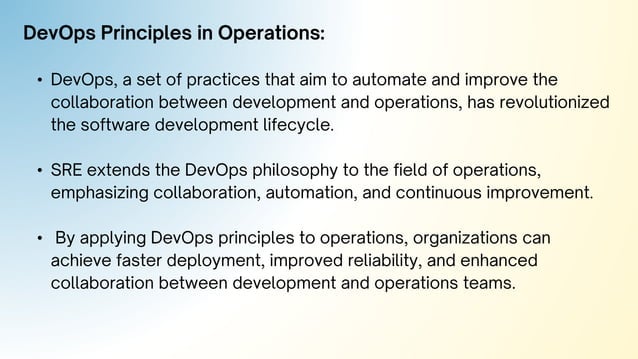 Certification in Site Reliability Engineering (SRE) Applying DevOps Principles to Operations.pptx
