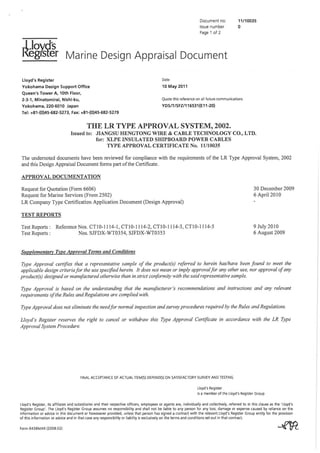 Certification Lr | PDF