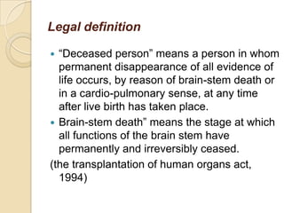 Certification of death | PPTX