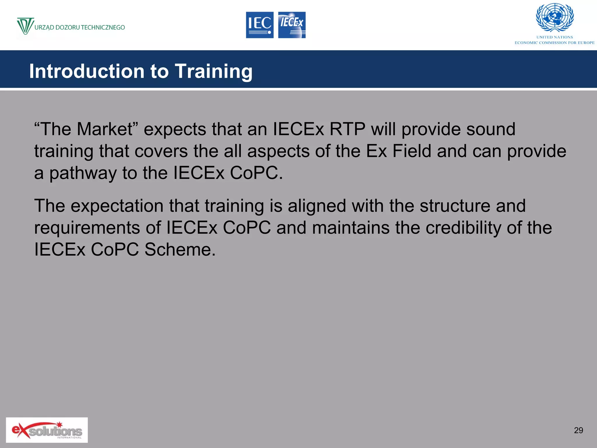 Certification of Personnel Competence (CoPC). IECEx | PDF