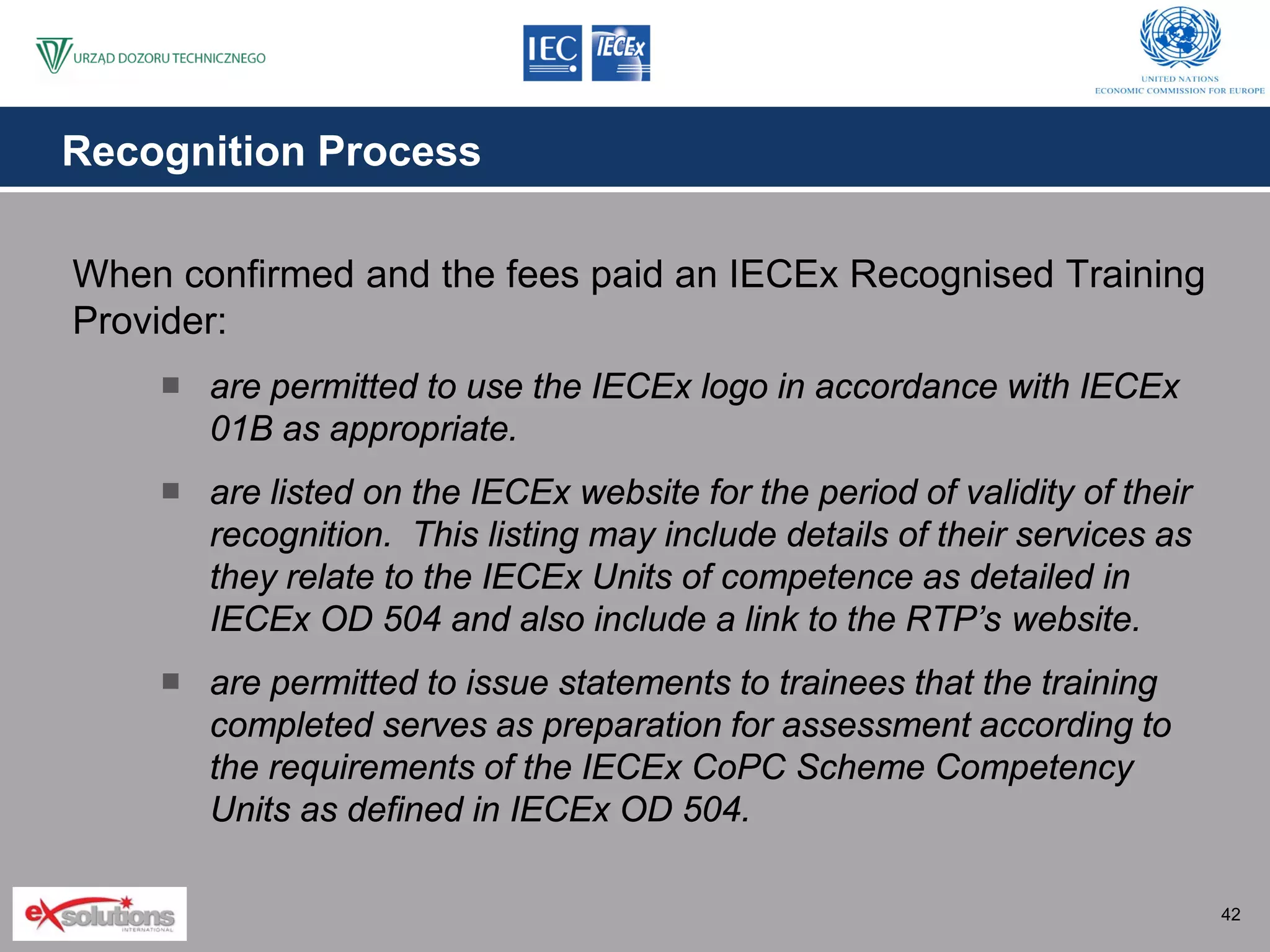 Certification of Personnel Competence (CoPC). IECEx | PDF