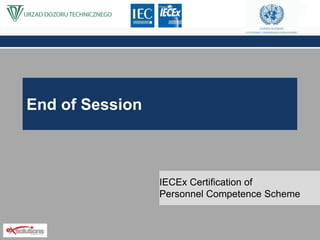 Certification of Personnel Competence (CoPC). IECEx | PDF