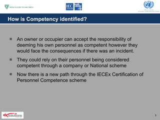 Certification of Personnel Competence (CoPC). IECEx | PDF