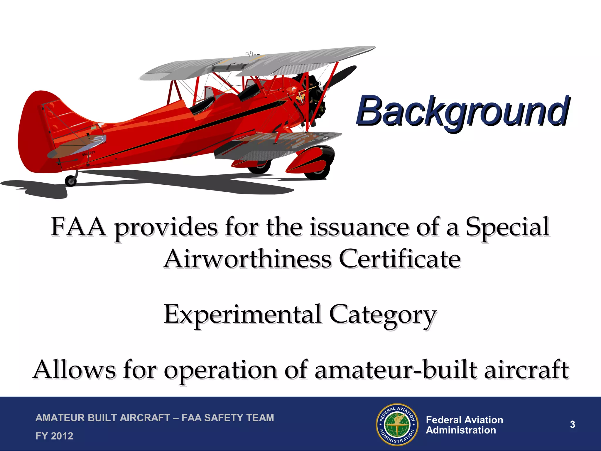 Certification Operation of Experimental Amateur Built | PPT