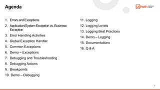 Certification preparation - Error Handling and Troubleshooting recap.pptx