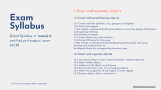 A complete guide to AutoCAD certification exam preparation | PDF