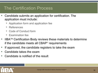 CBAP Presentation | PPT