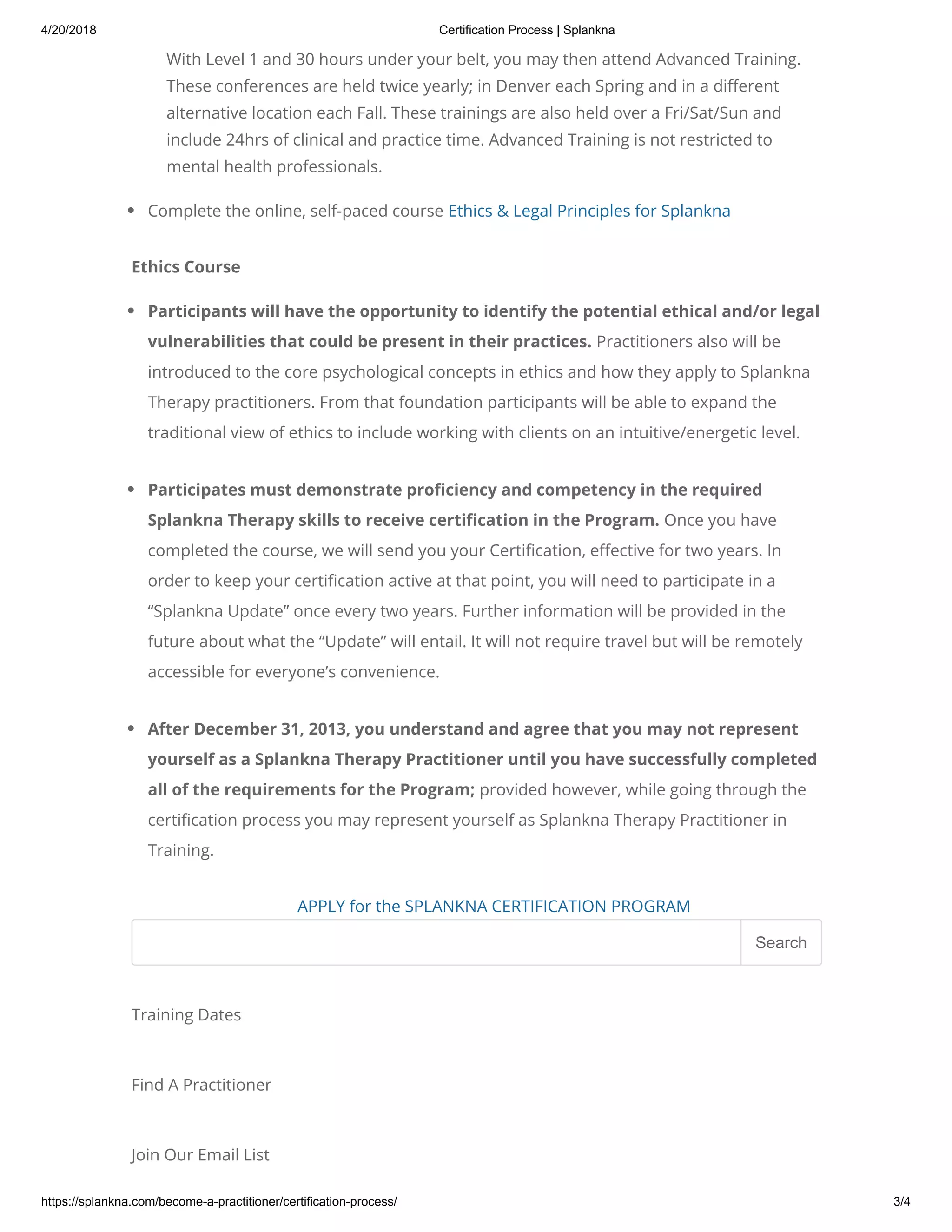 Certification process | PDF