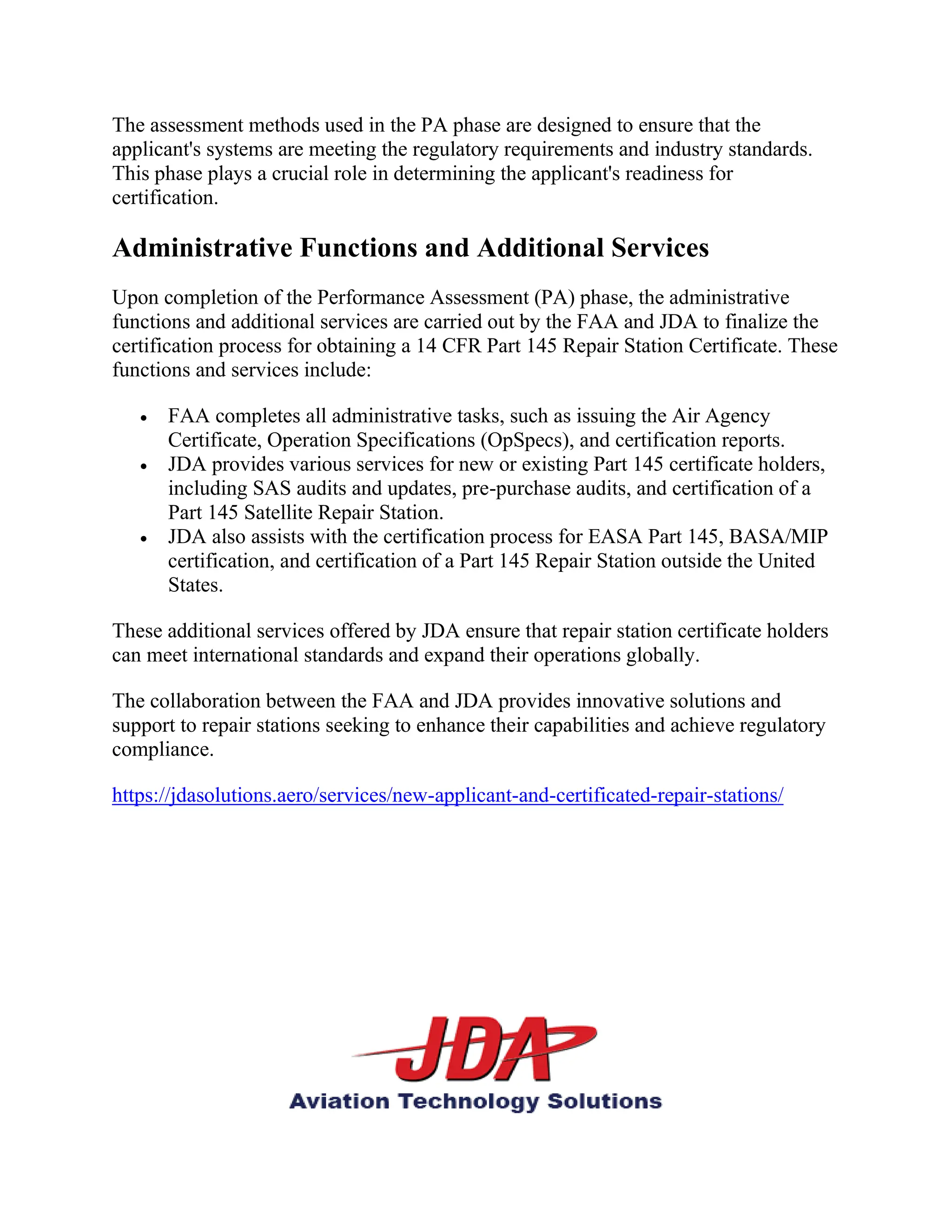 Certification Process for Obtaining a 14 CFR Part 145 Repair Station ...