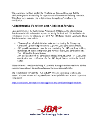 Certification Process for Obtaining a 14 CFR Part 145 Repair Station ...