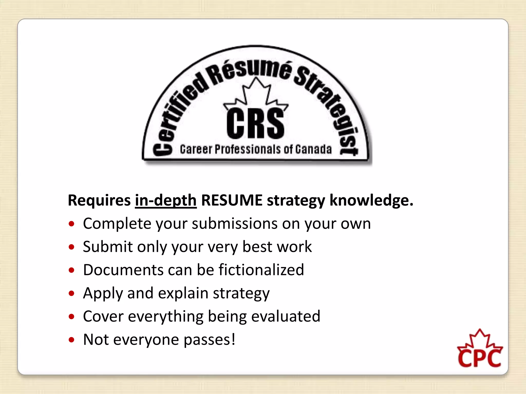 CPC Certification Program | PPTX