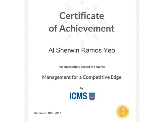 Al Sherwin C. Ramos Yeo | PPTX