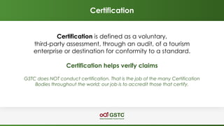 Certification session - Julieta Battilana, GSTC | PDF