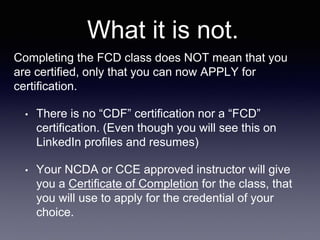 Career Credentials explained - Facilitating Career Development (FCD ...