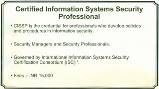 Certifications in IT | PPT