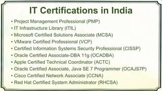 Certifications in IT | PPT